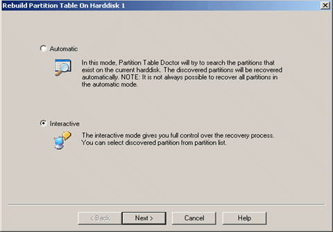 Unsupported partition table