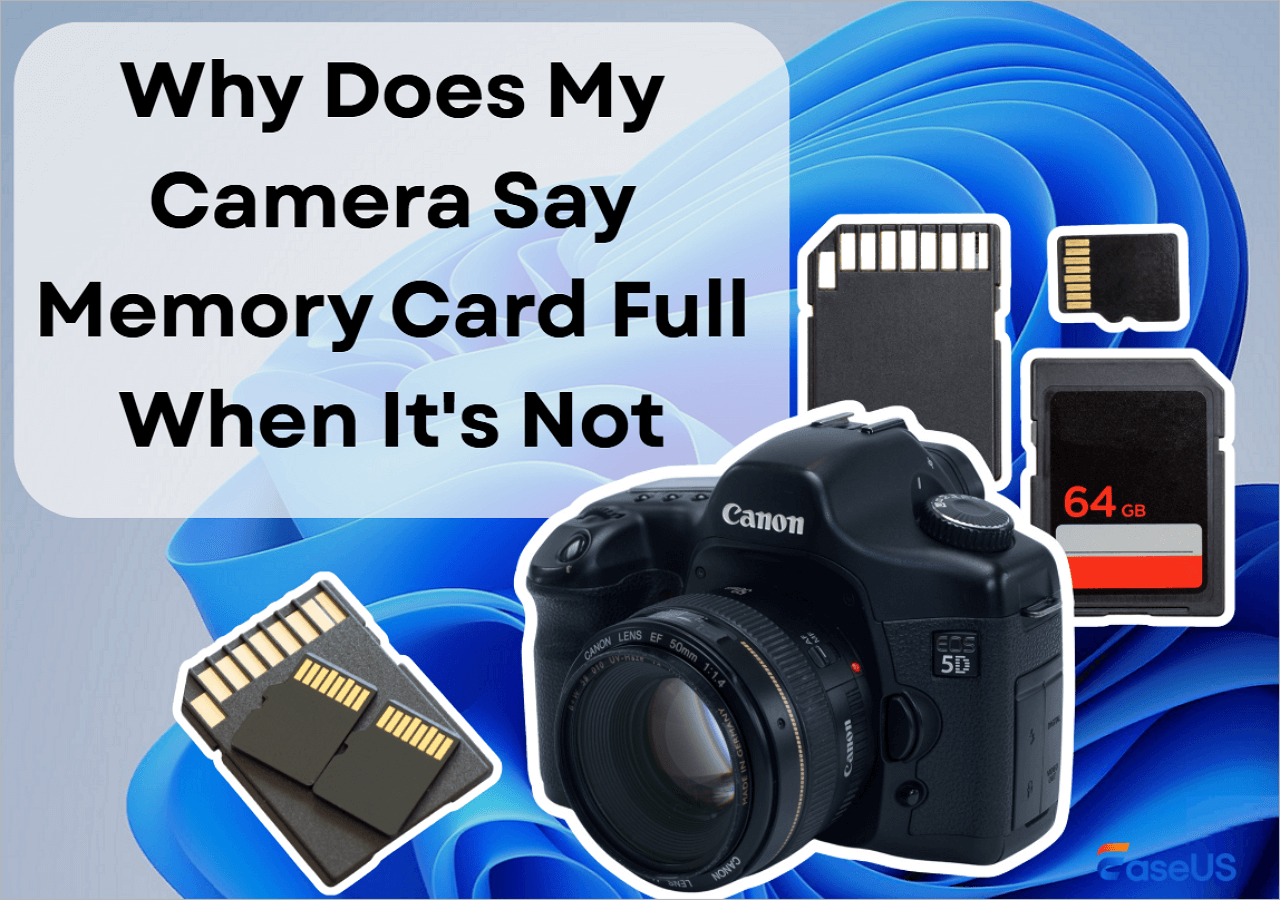 Why Does My Camera Say Memory Card Error [Fixed]