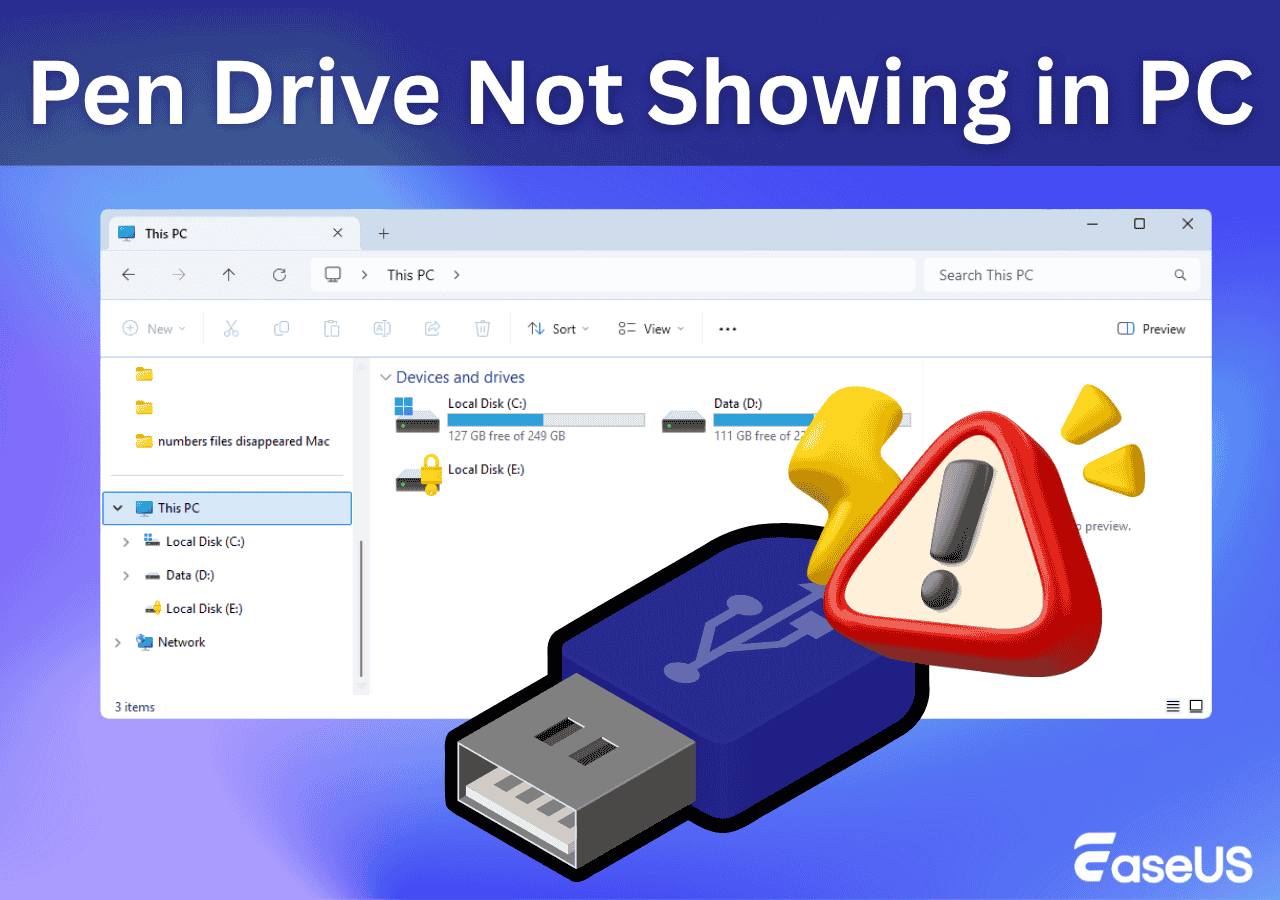 Pen Drive Not Showing in PC ? Here Are Workable Fixes