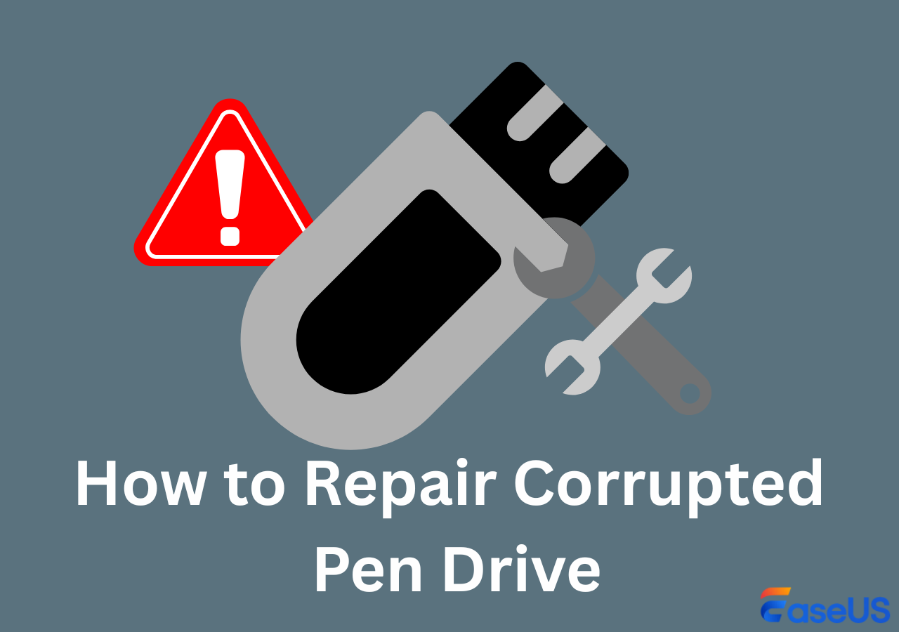 Repair Corrupted Pen Drive/SD Card [Free Ways]