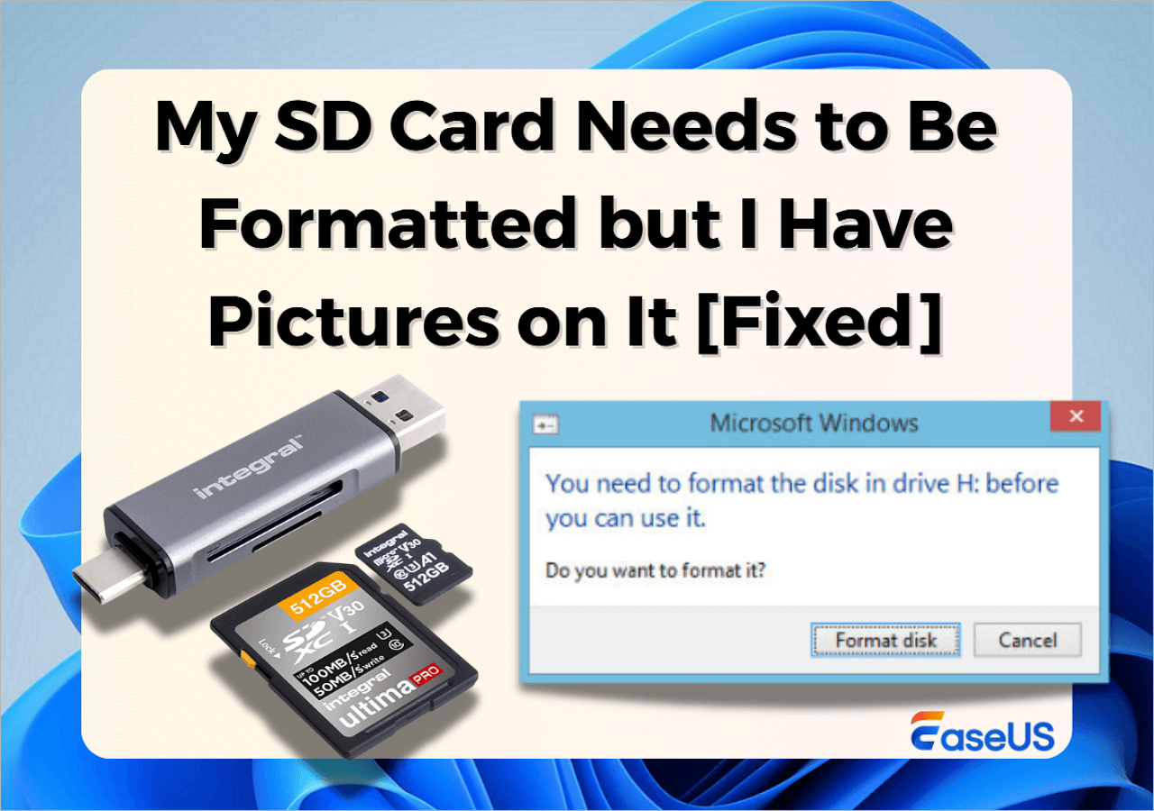 SD 卡需要格式化，但還有照片在裡面怎麼辦？- EaseUS