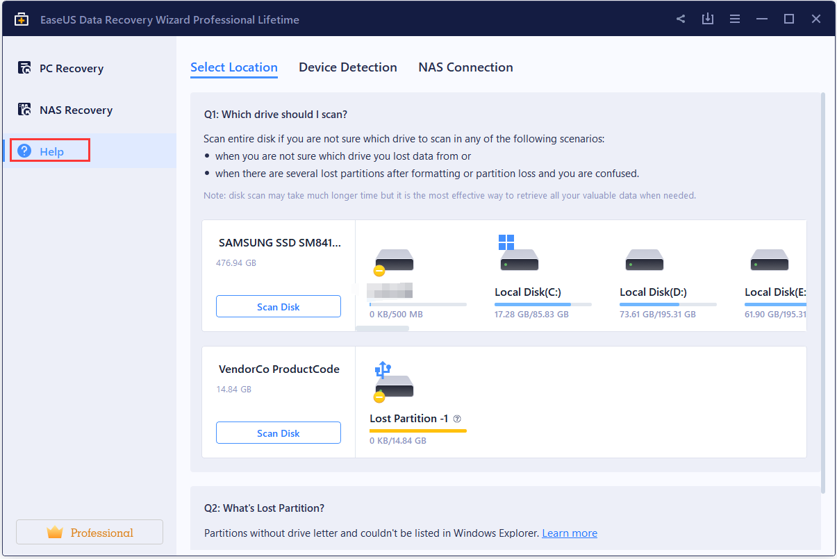 EaseUS Data Recovery Wizard