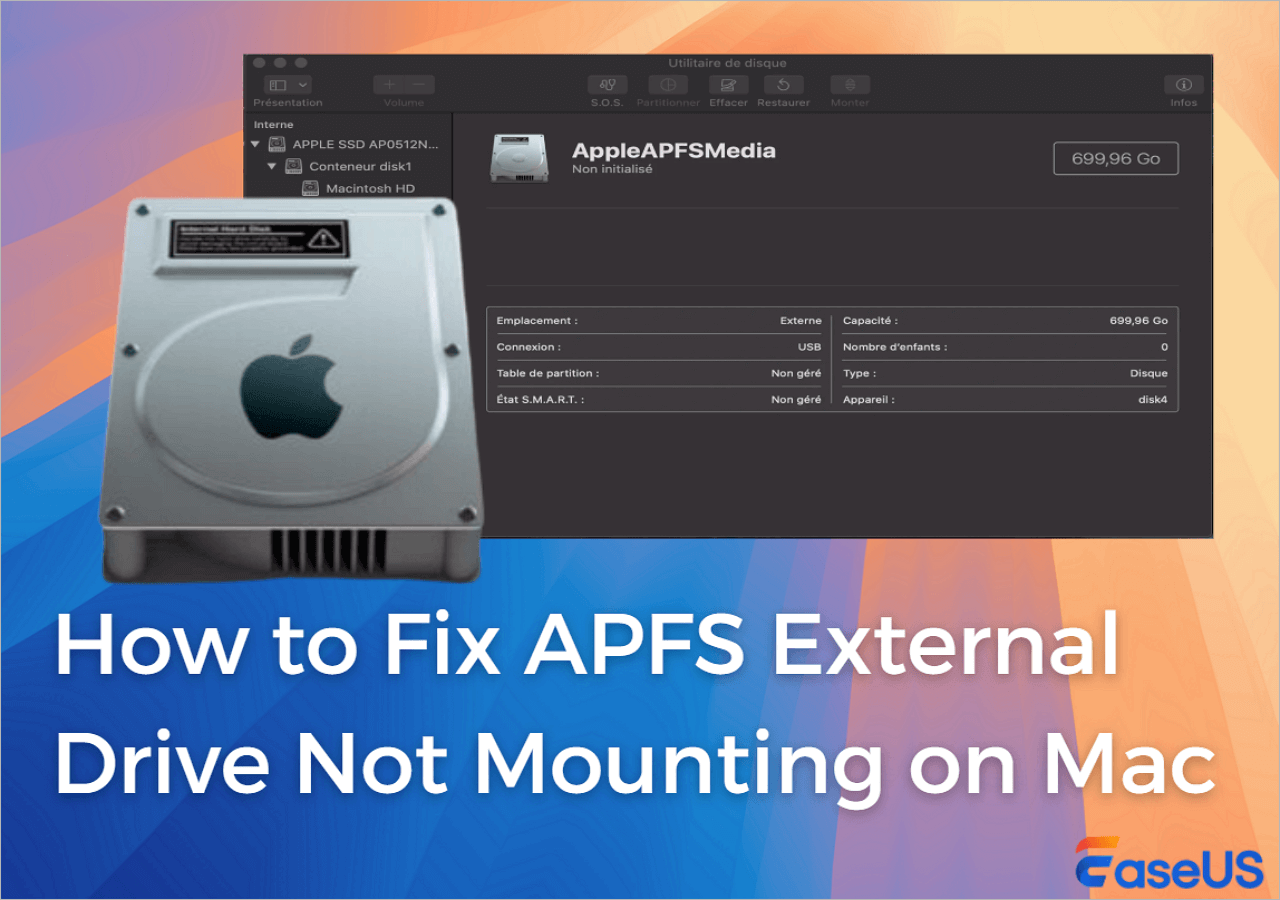 Jak naprawić problem z montowaniem zewnętrznego dysku APFS na komputerze Mac