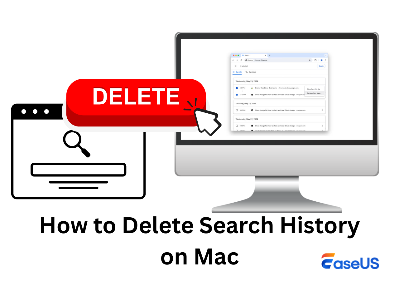 How to Delete Search History on Mac [Ultimate Guide]