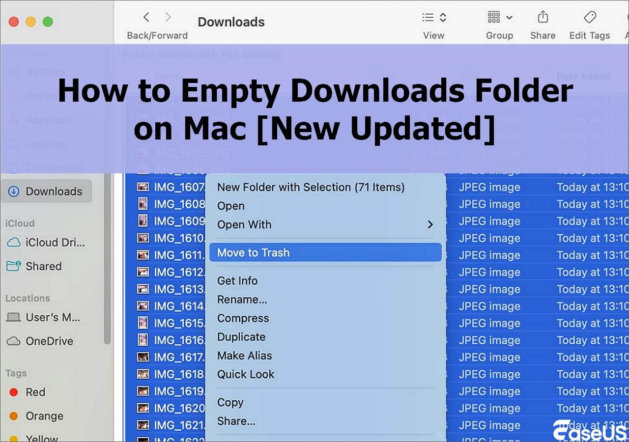 How to Empty Downloads Folder on Mac [New Updated]