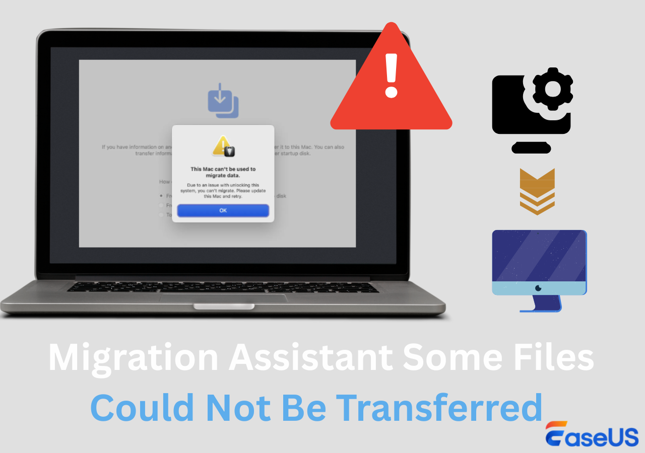 Migratie-assistent oplossen Sommige bestanden konden nu niet worden ...