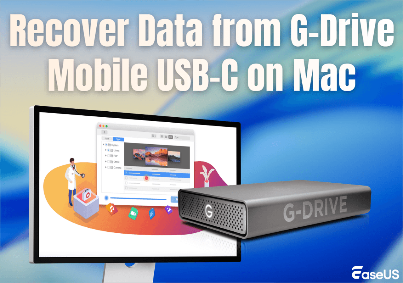 Recover Data from G-Drive Mobile USB-C on Mac