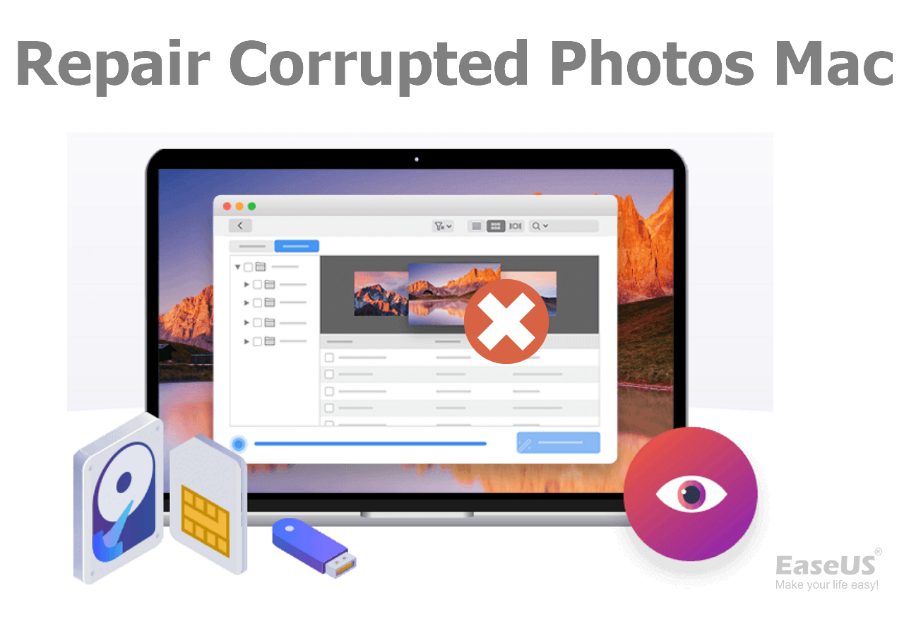 Memperbaiki Foto yang Rusak di Mac | Perbaikan PNG, JPEG, GIF, BMP - EaseUS