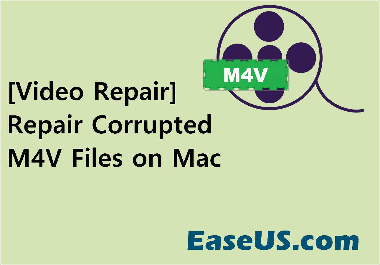 Video Repair | Repair Corrupted M4V Files on Mac - EaseUS
