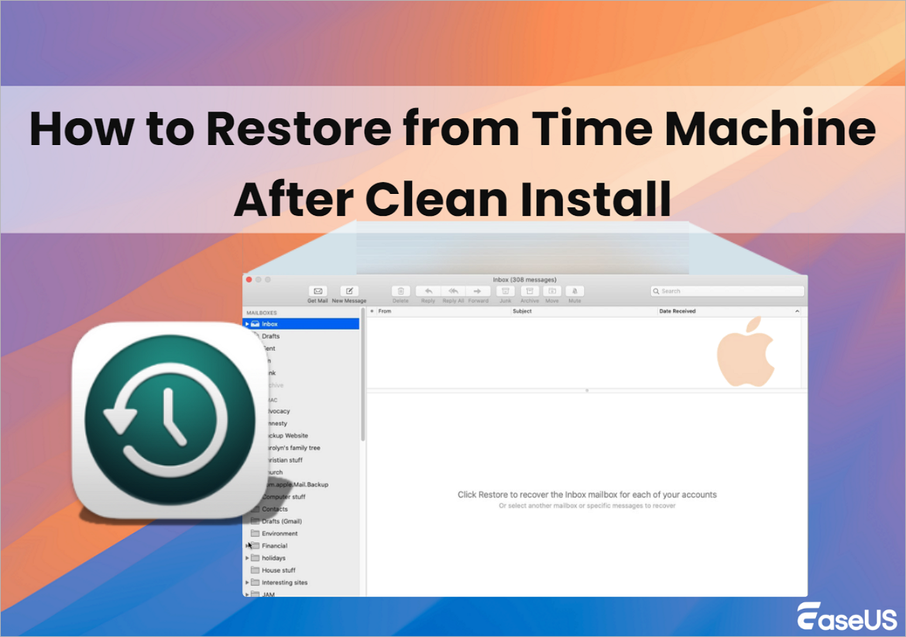 How to Restore from Time Machine After Clean Install