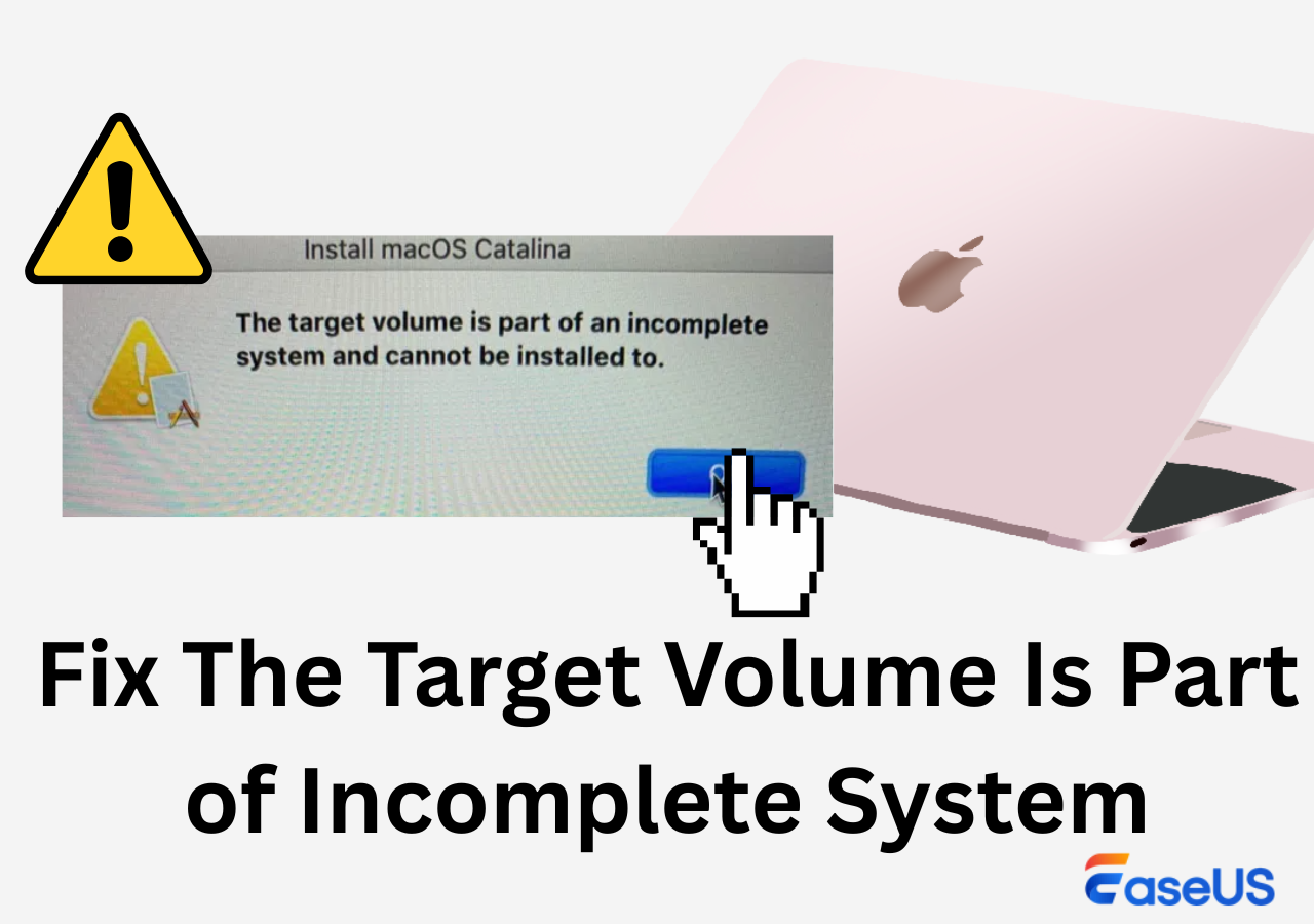 The Target Volume Is Part of Incomplete System [Fixed]