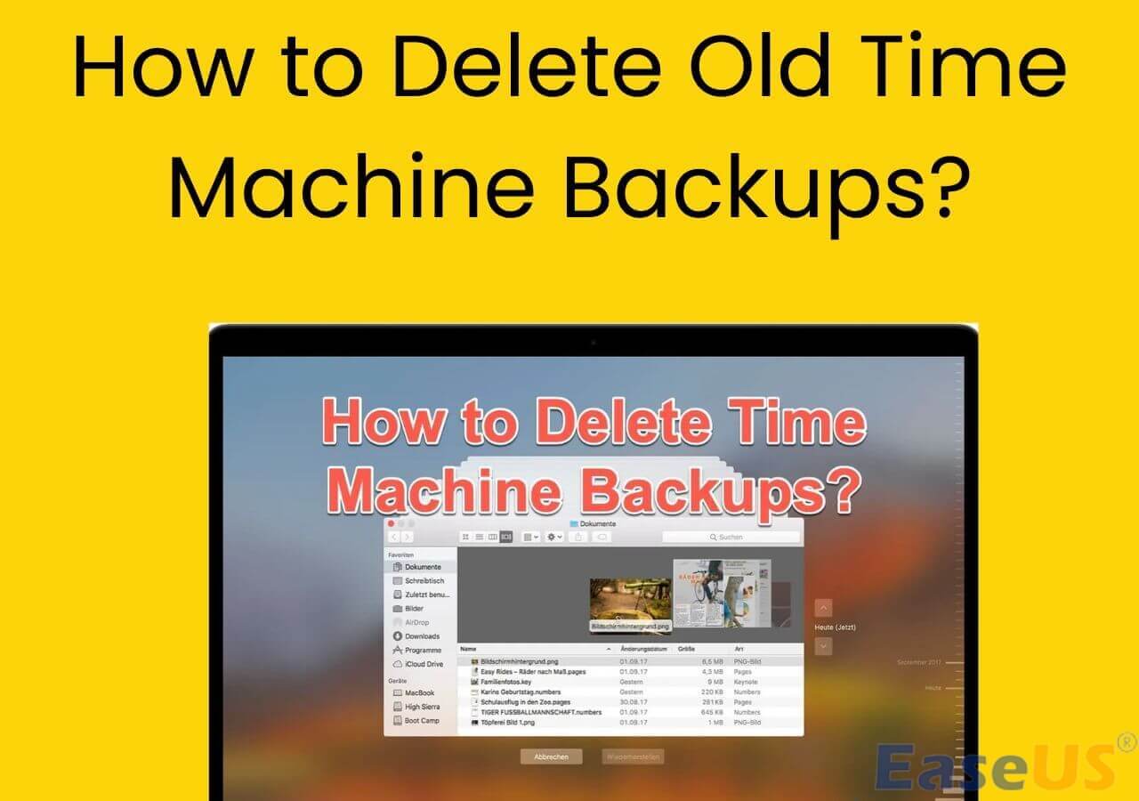 How To Delete Old Time Machine Backups Ultimate Guide