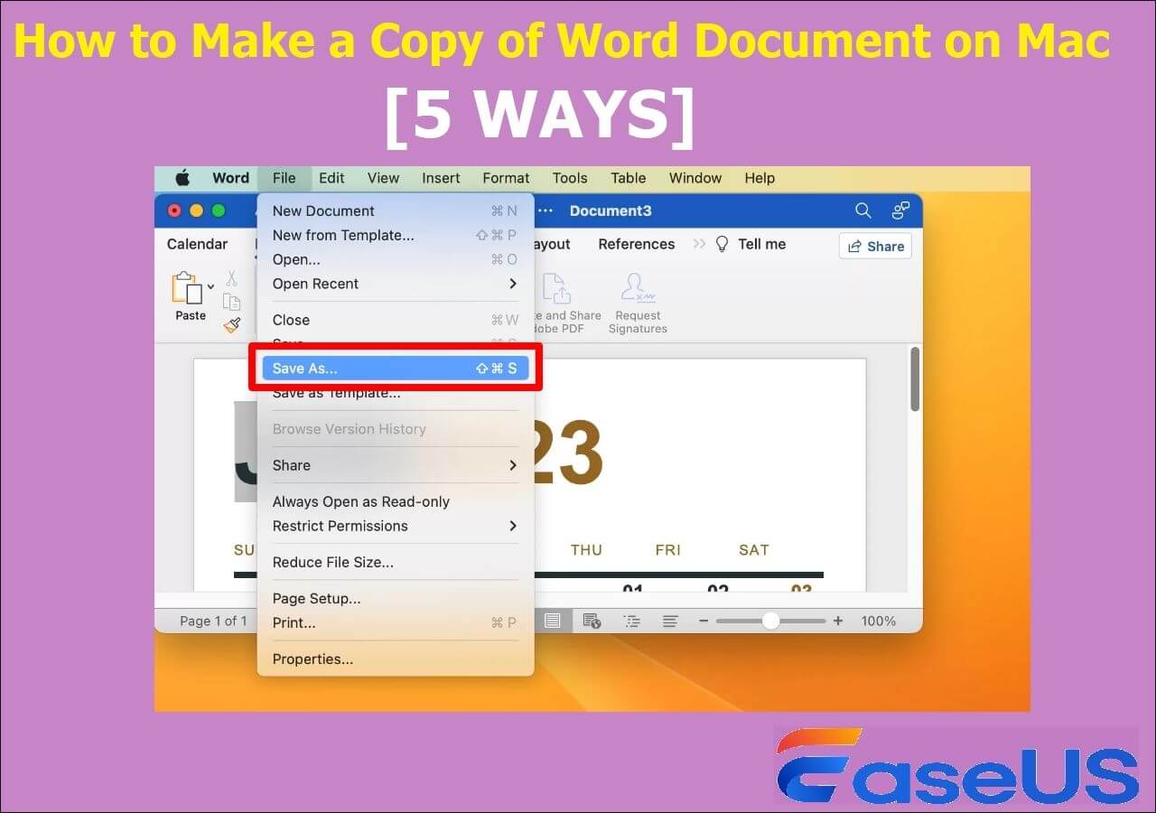How to Create a Copy of Word Document Mac | Ultimate Guide in 2025