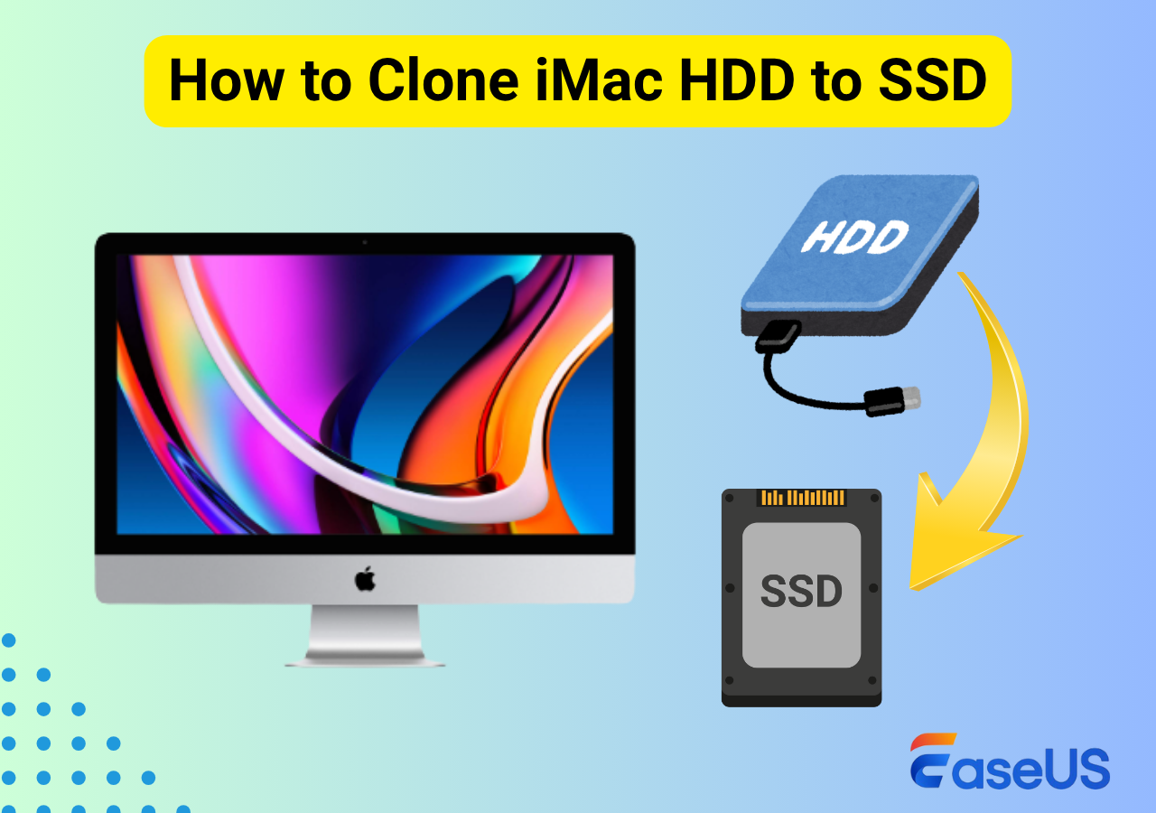 How to Clone iMac HDD to SSD [2025 Full Guide]
