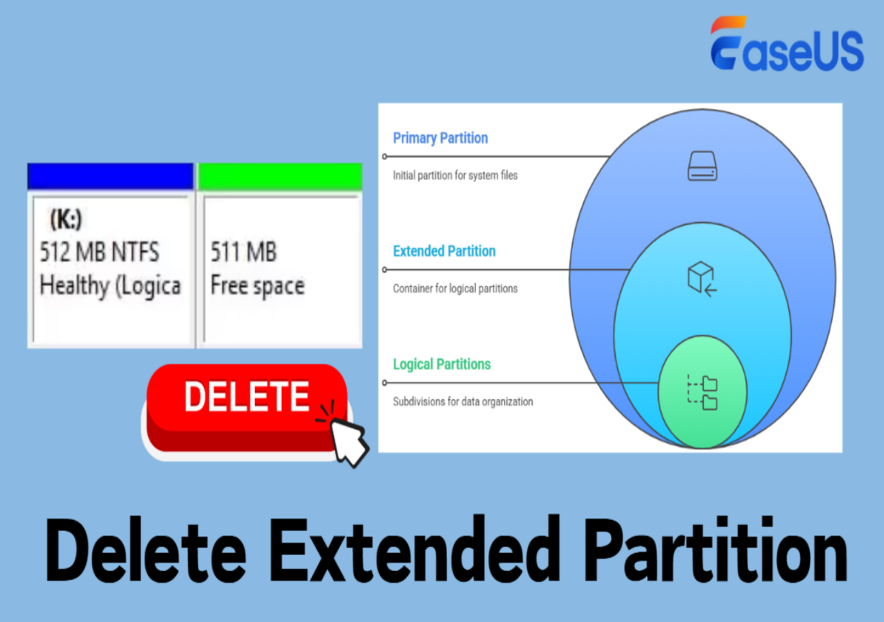 How to Delete Extended Partition - 3 Ways