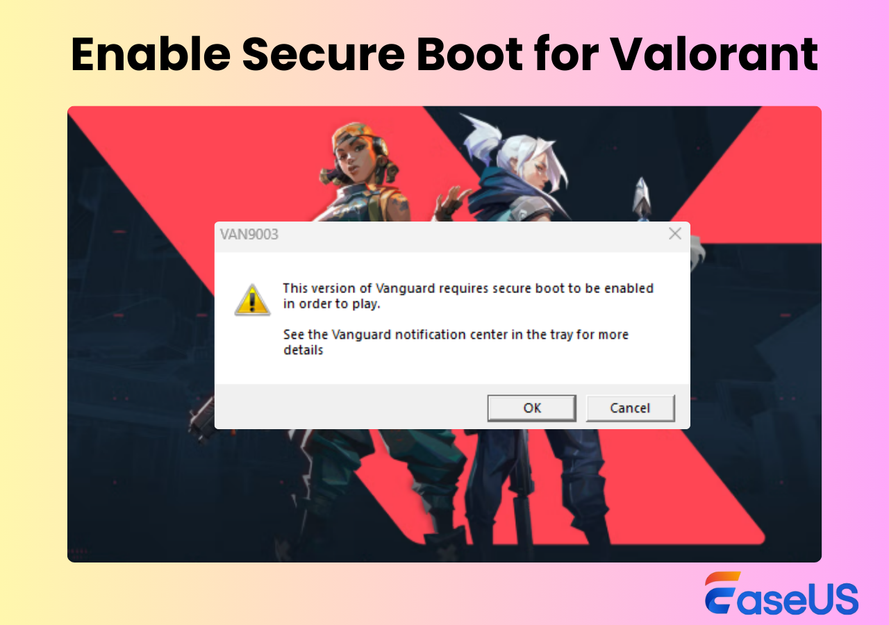 Enable Secure Boot for Valorant | Fix Valorant VAN9003 Error