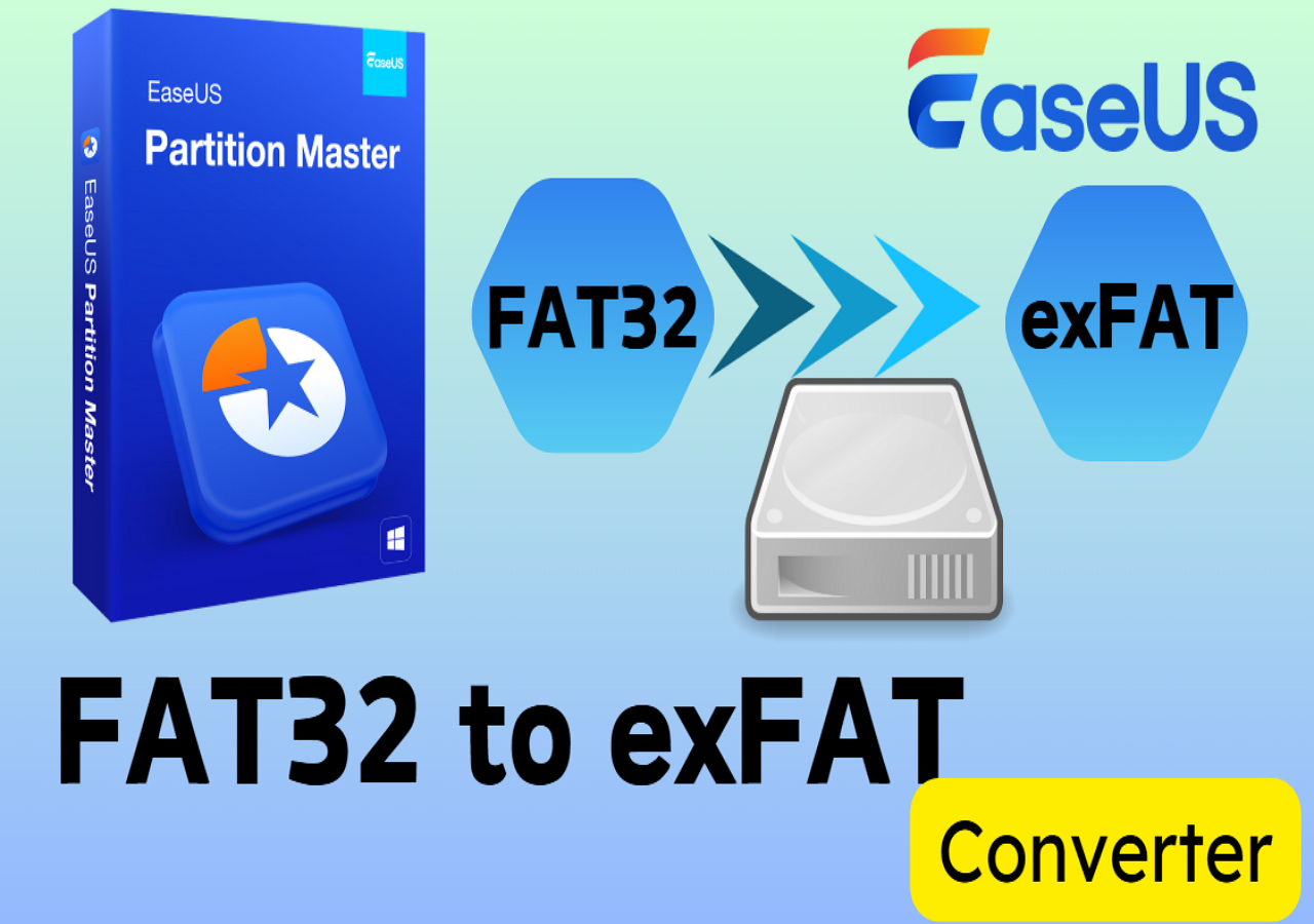 Bester FAT32 zu exFAT Konverter (mit Anleitung) | 100% sicher - EaseUS