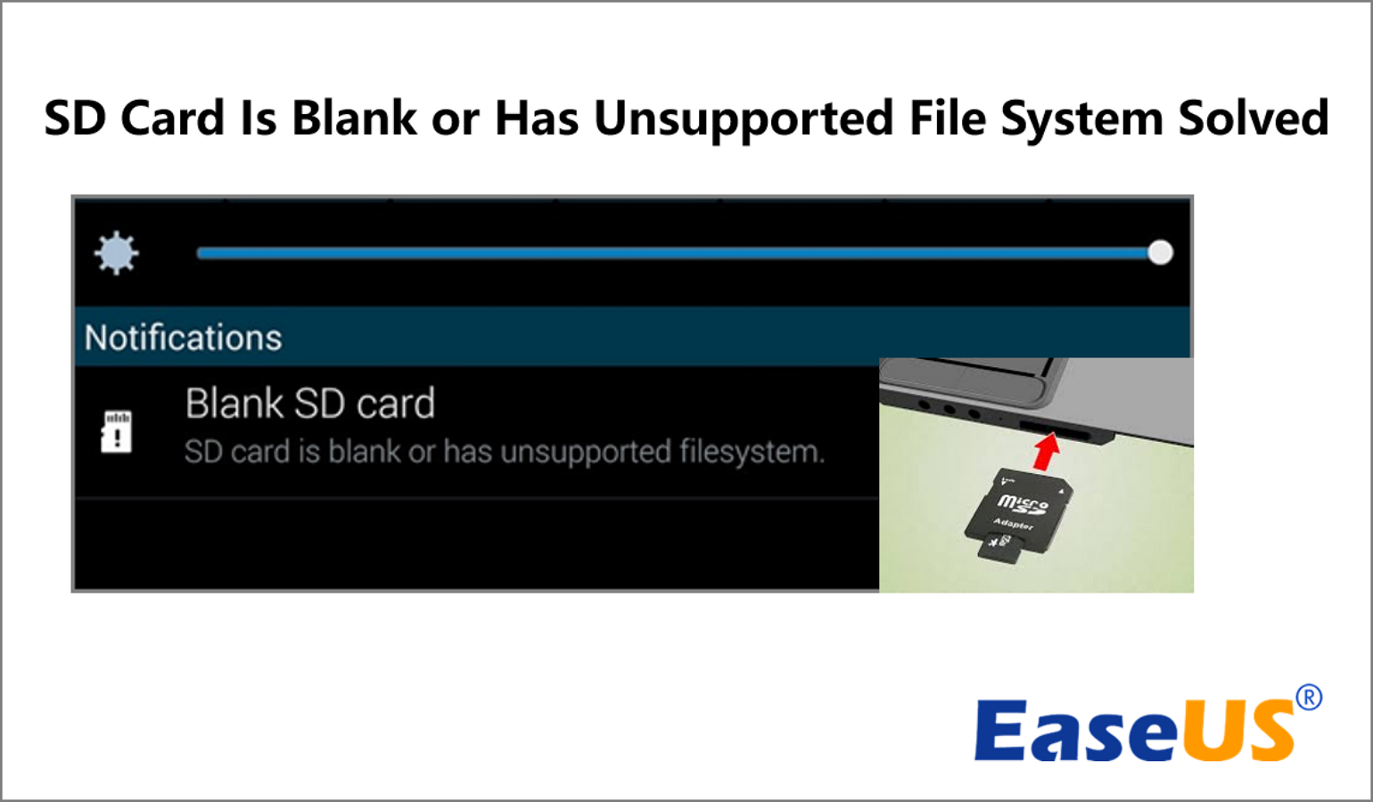 8 Solutions to Fix 'SD Card Is Blank or Has Unsupported File System ... 8 Solutions to Fix 'SD Card Is Blank or Has Unsupported File System ...