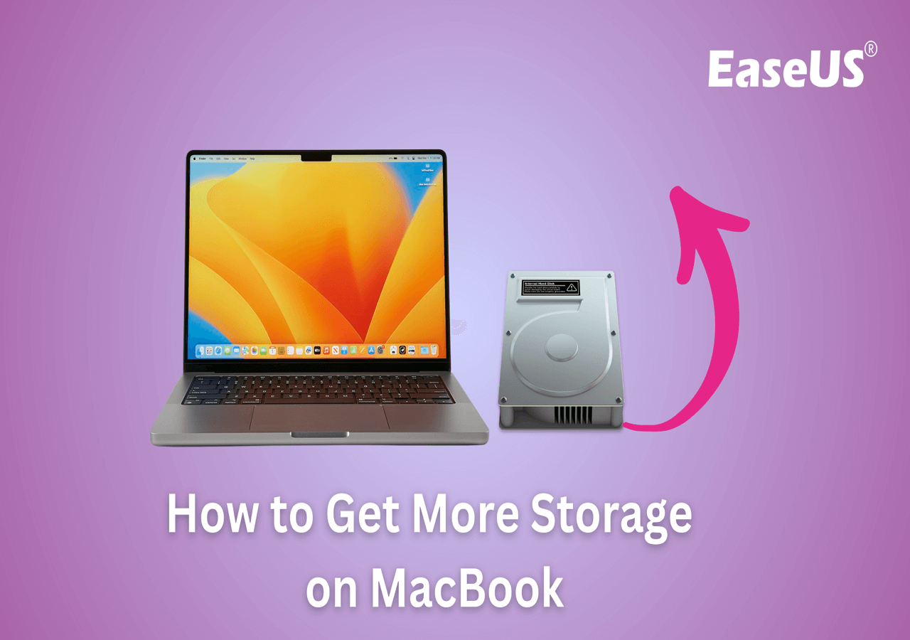 So können Sie Macbook Speicher erweitern - 2025 Anleitung - EaseUS