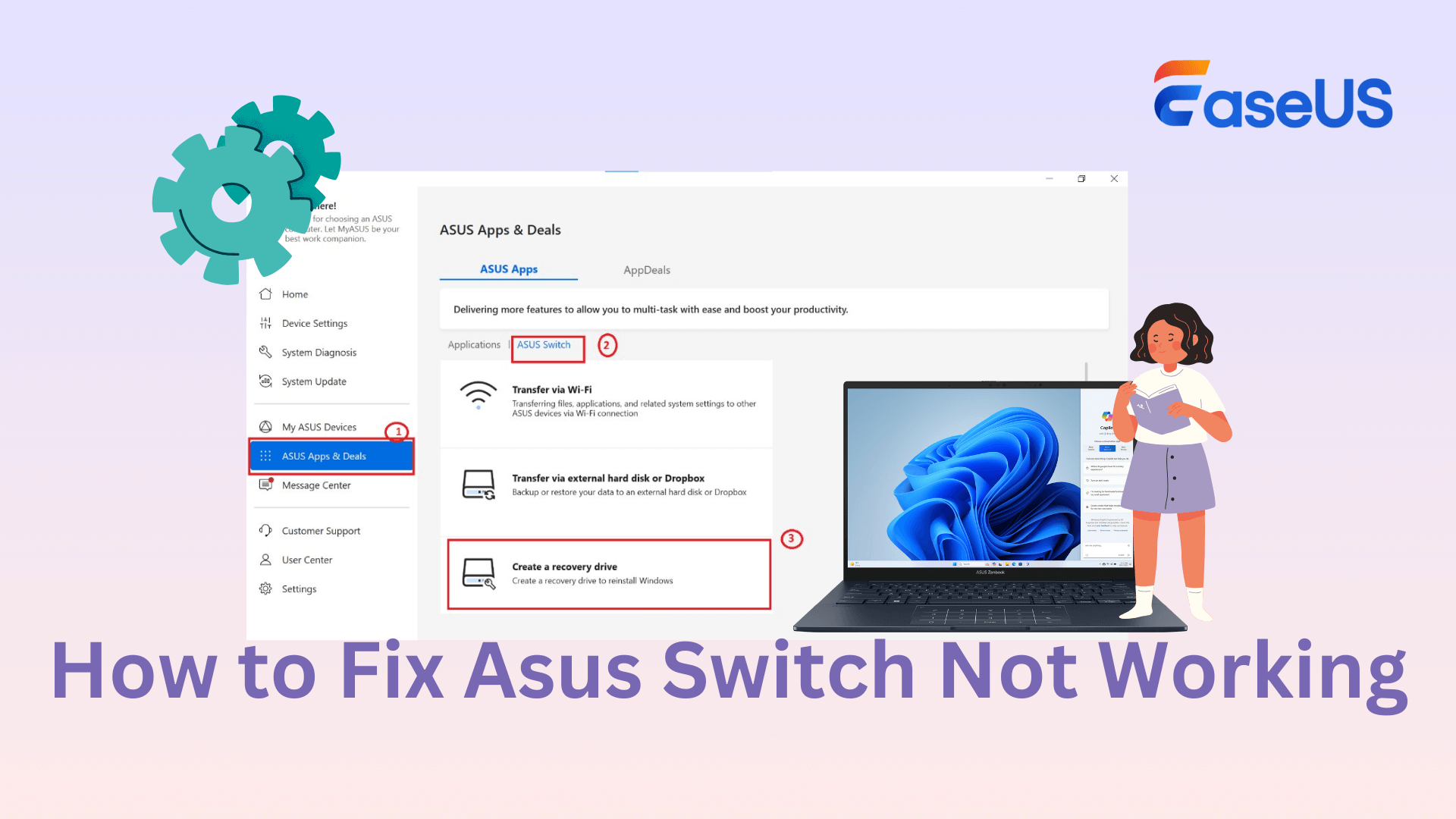How to Fix Asus Switch Not Working