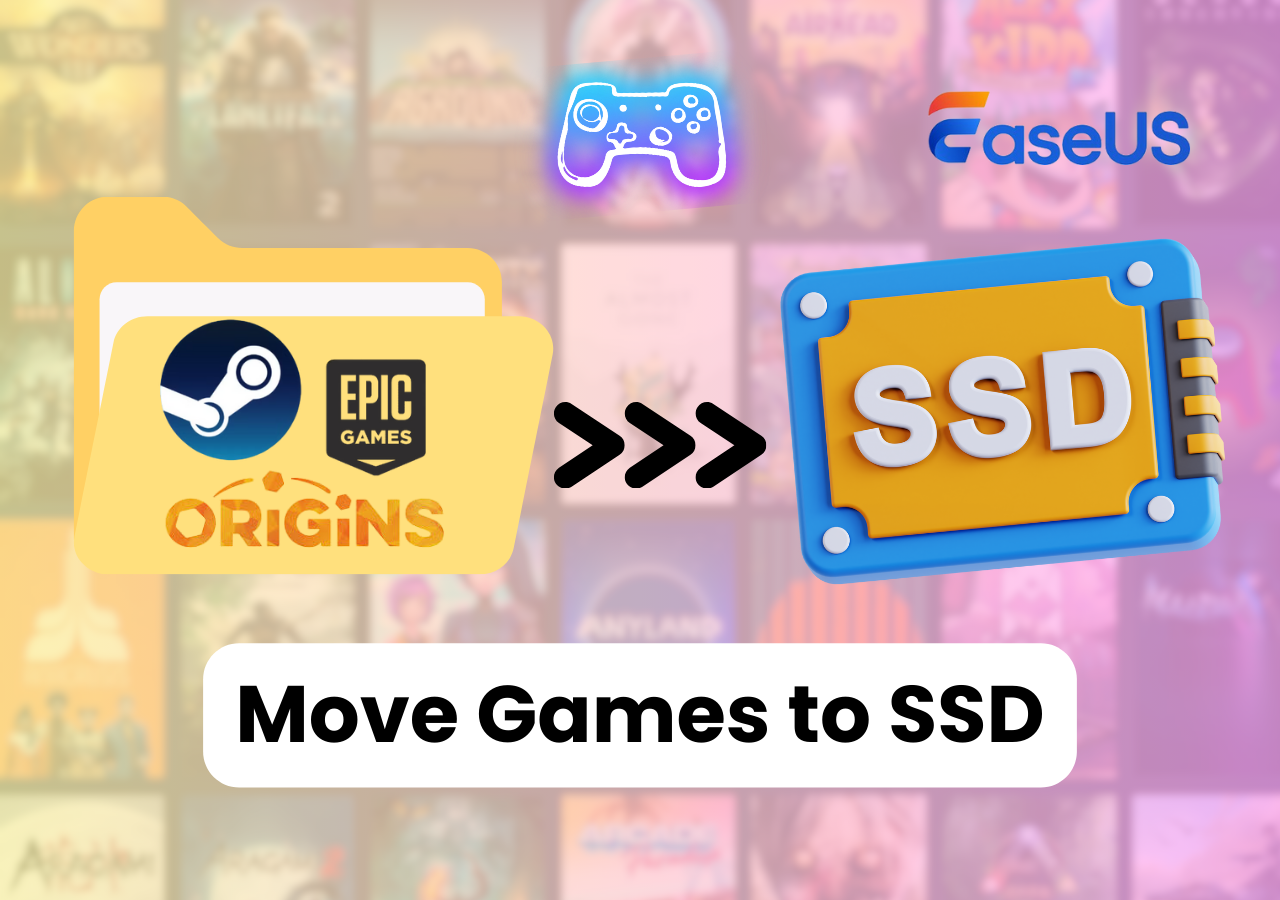 How to Move Games from HDD to SSD, No Reinstallation 🎮