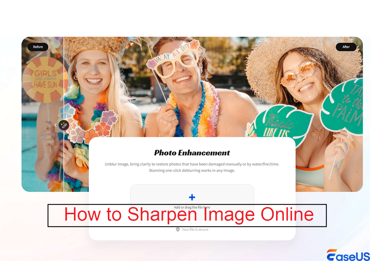How to Sharpen Image Online [Ultimate Guide]