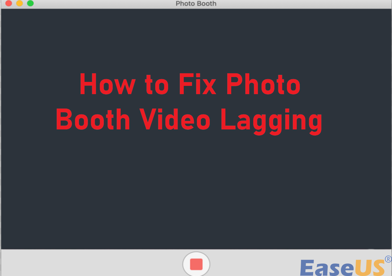 Fix Photo Booth Video Lagging [macOS 13/12/11]