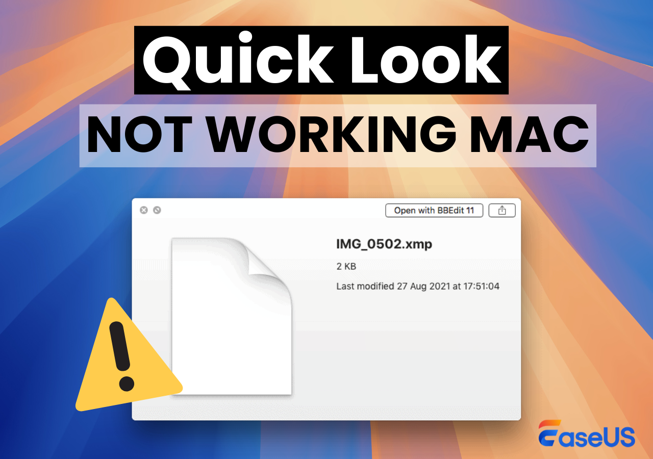 Quick Look Tidak Berfungsi di Mac, Bagaimana Cara Memperbaikinya?