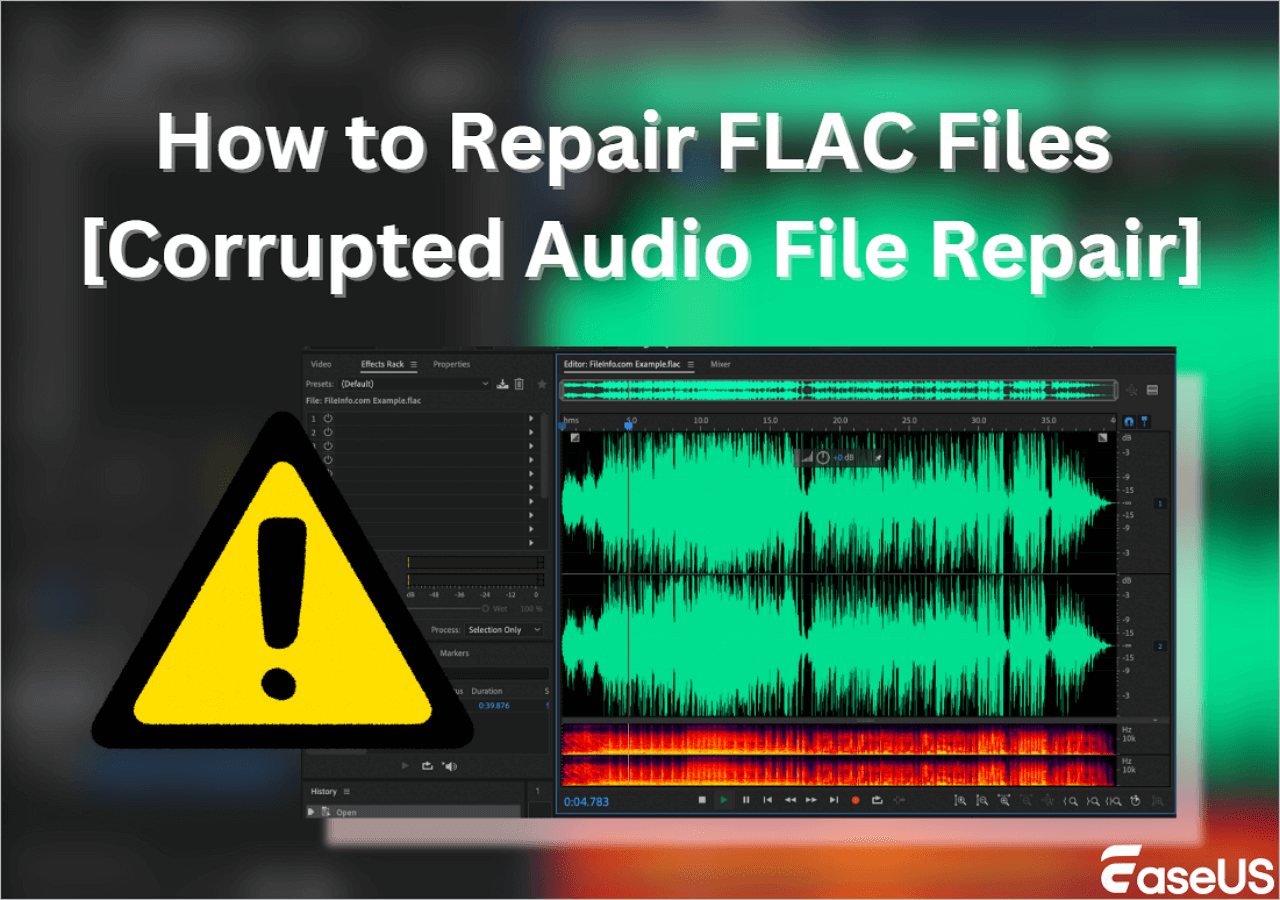 Repair FLAC Files [Corrupted Audio File Repair]