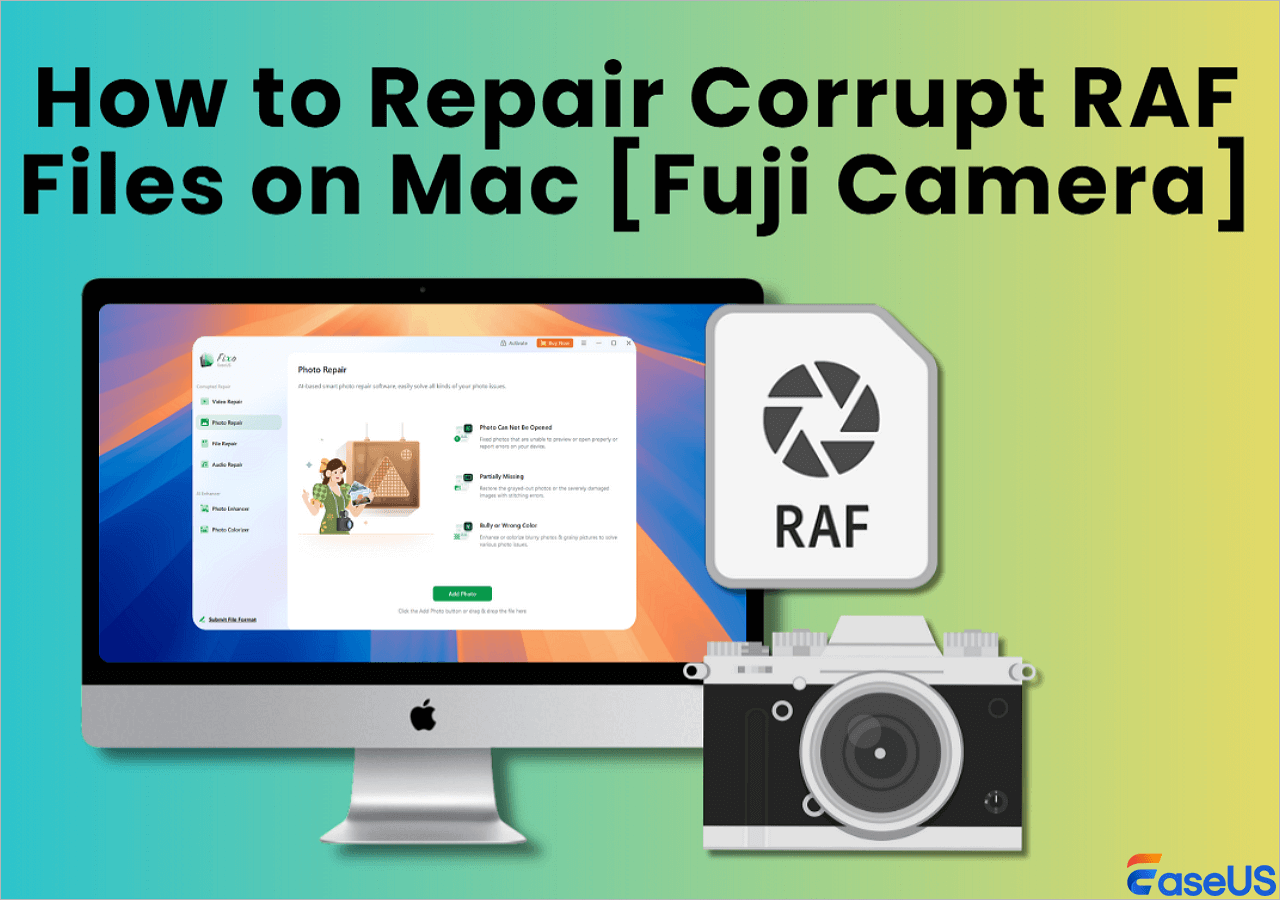 如何在 Mac 上修復 RAF 檔案 [Fujifilm RAW]
