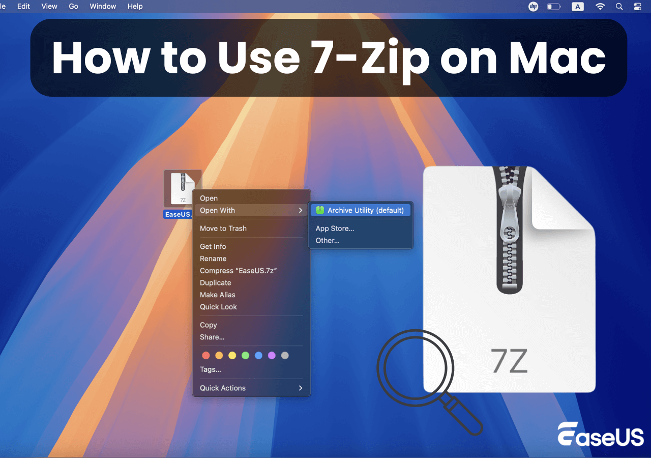 How to Use 7Zip on Mac | Full Guide for 7zip Mac