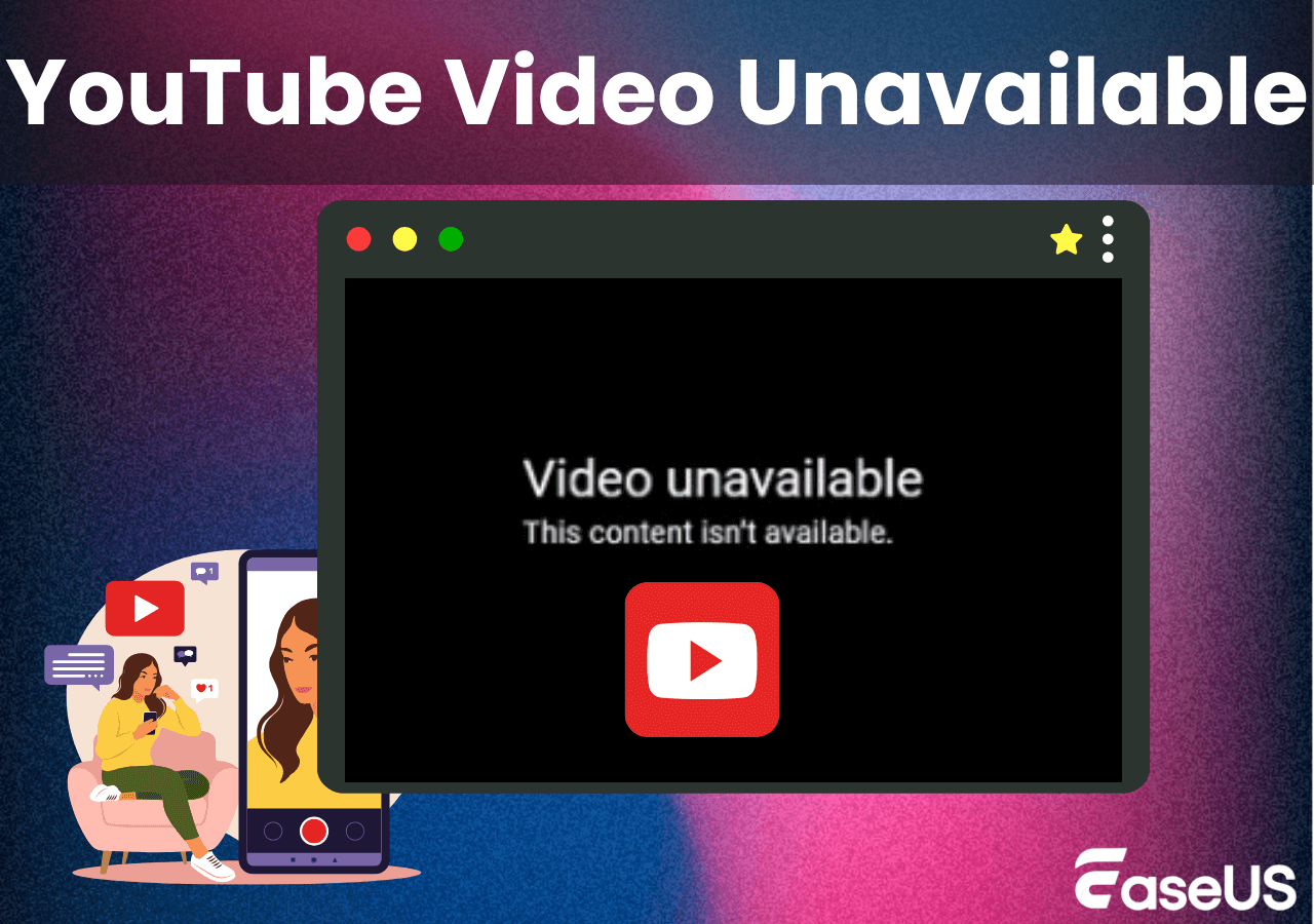 YouTube-Video nicht verfügbar | Neue Fehlerbehebungen - EaseUS