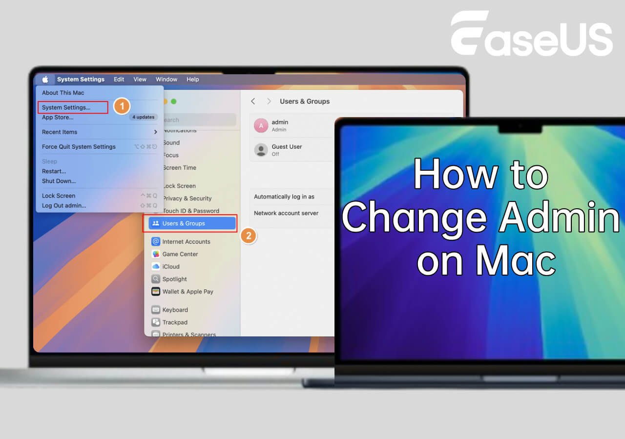 So ändern Sie den Administrator auf dem Mac [Vollständige Tipps] - EaseUS