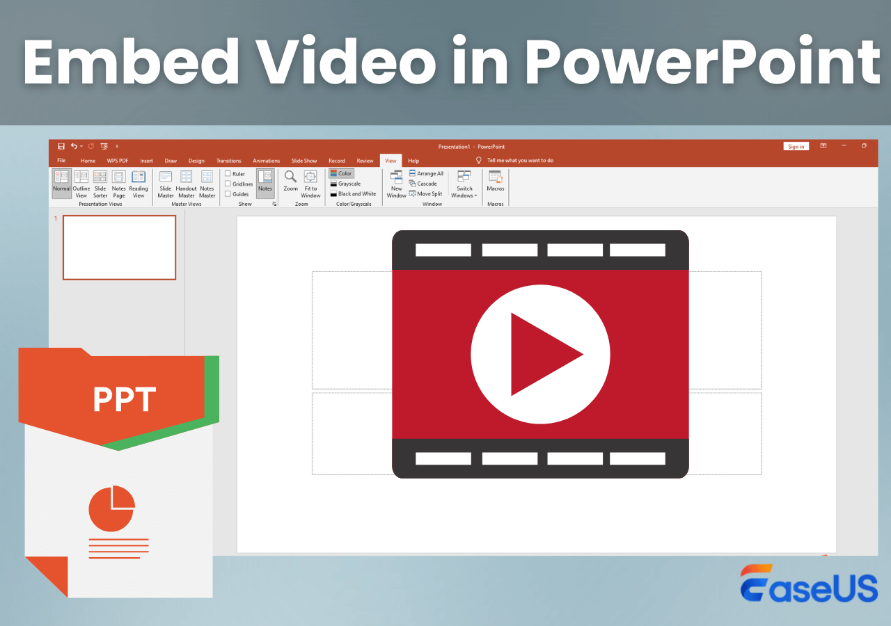 So betten Sie Videos in PowerPoint ein | Online und lokal