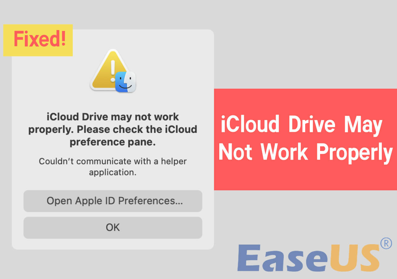 iCloud Drive funktioniert eventuell nicht korrekt? - EaseUS