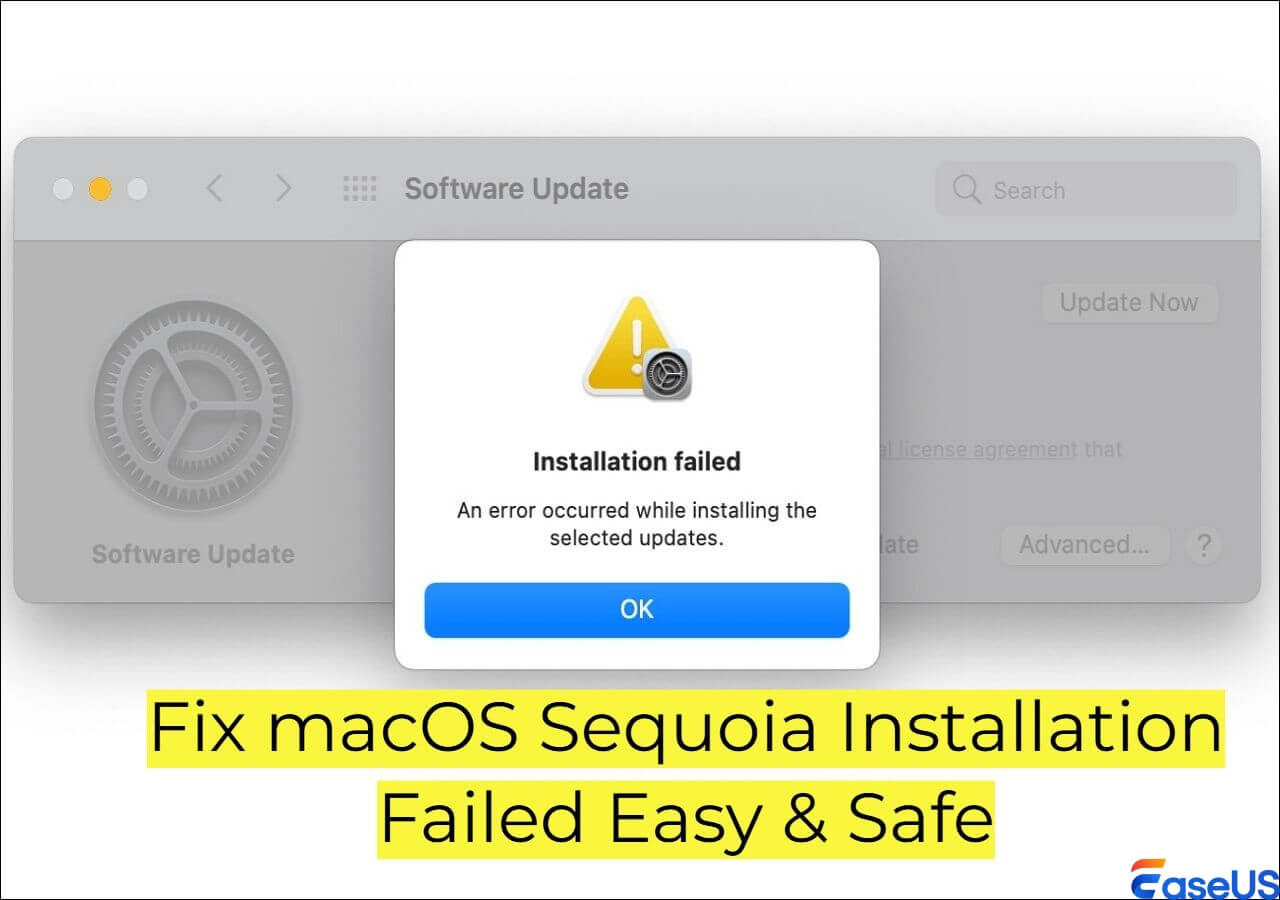 Arreglar la instalación fallida de macOS Sequoia [100% de funcionamiento]