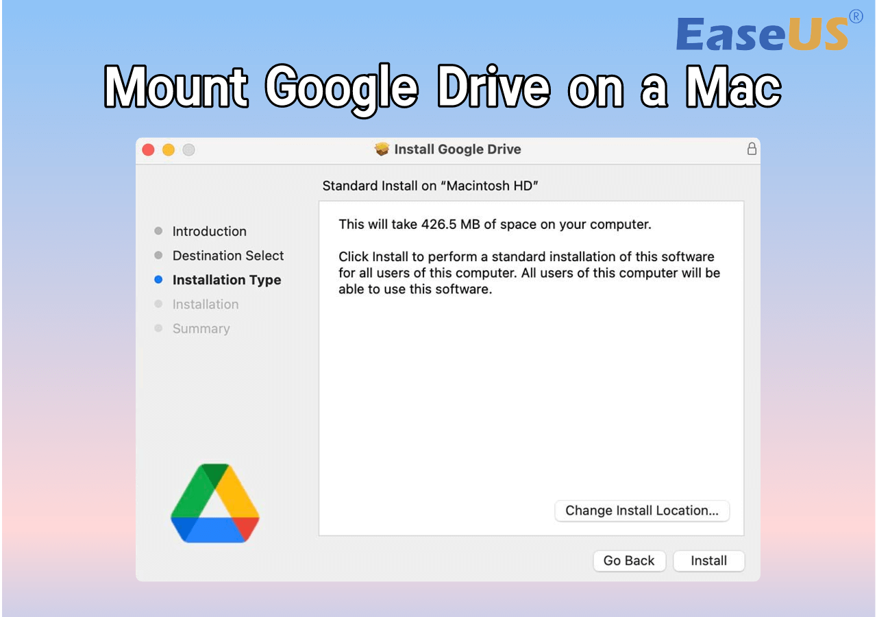 Google Drive auf einem Mac einbinden [Behoben] - EaseUS