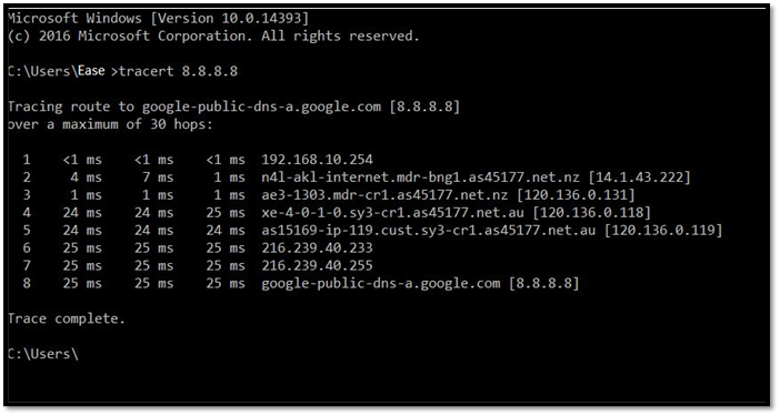 What Is Tracert/Traceroute Command? How to Run It on Windows, Mac, and ... What Is Tracert/Traceroute Command? How to Run It on Windows, Mac, and ...
