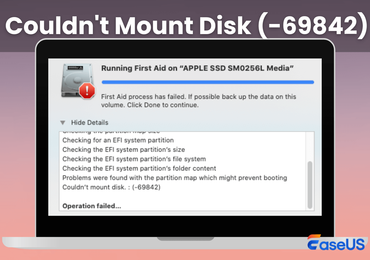 How to Fix Couldn't Mount Disk (-69842) | No Data Loss How to Fix Couldn't Mount Disk (-69842) | No Data Loss