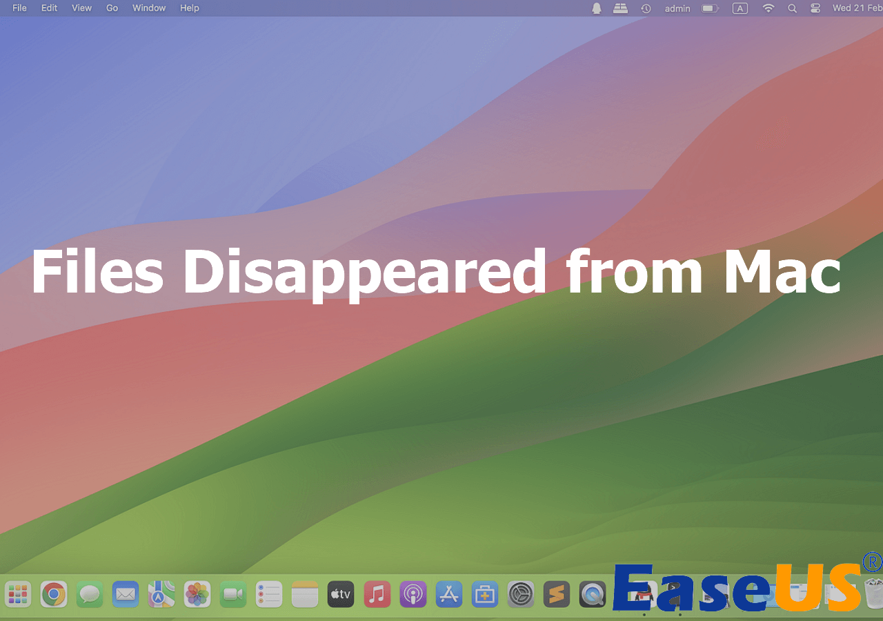 File Suddenly Disappeared Mac, How to Get Them Back?