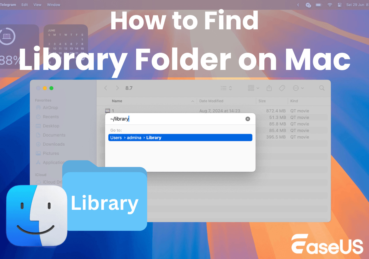 Como encontrar a pasta da biblioteca no Mac | 4 maneiras