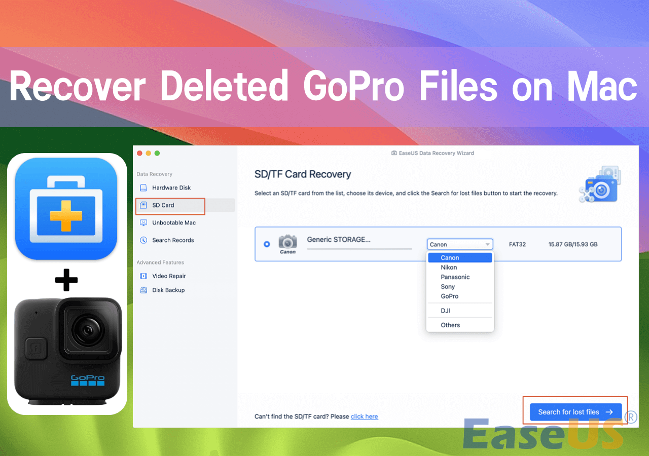 Recover Deleted GoPro Files on Mac with 2 Proven Ways