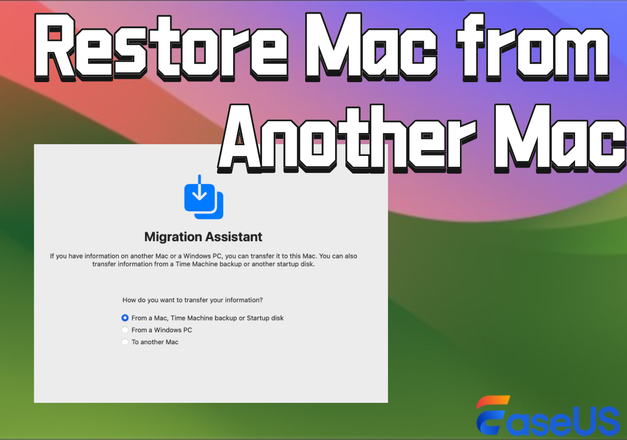 Restore Mac from Another Mac | Rescue Your Data