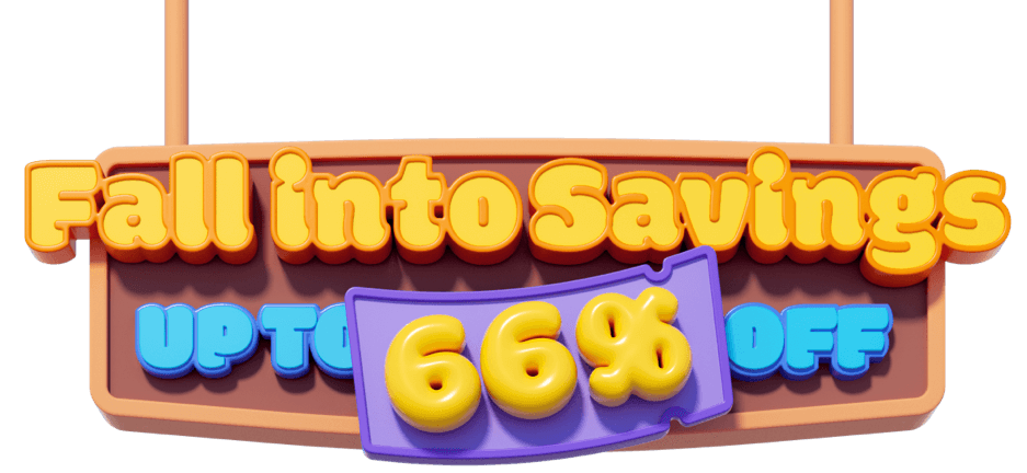 EaseUS Fall into Savings 2025: Lucky Draw for Discount Coupons, Up to 66% OFF & $1 Singles products.