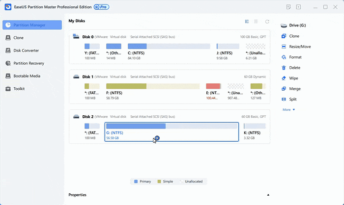 EaseUS Free Partition Manager for Windows | 2024 Download